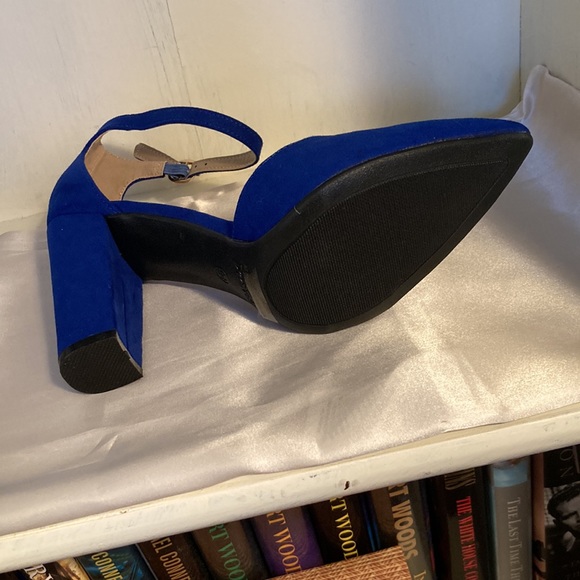 Dream Pairs | Shoes | Striking Royal Blue 4 Chunky Heels With Ankle ...